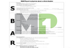 The Whats, Hows, and Whys of SBAR - MP1 Solution
